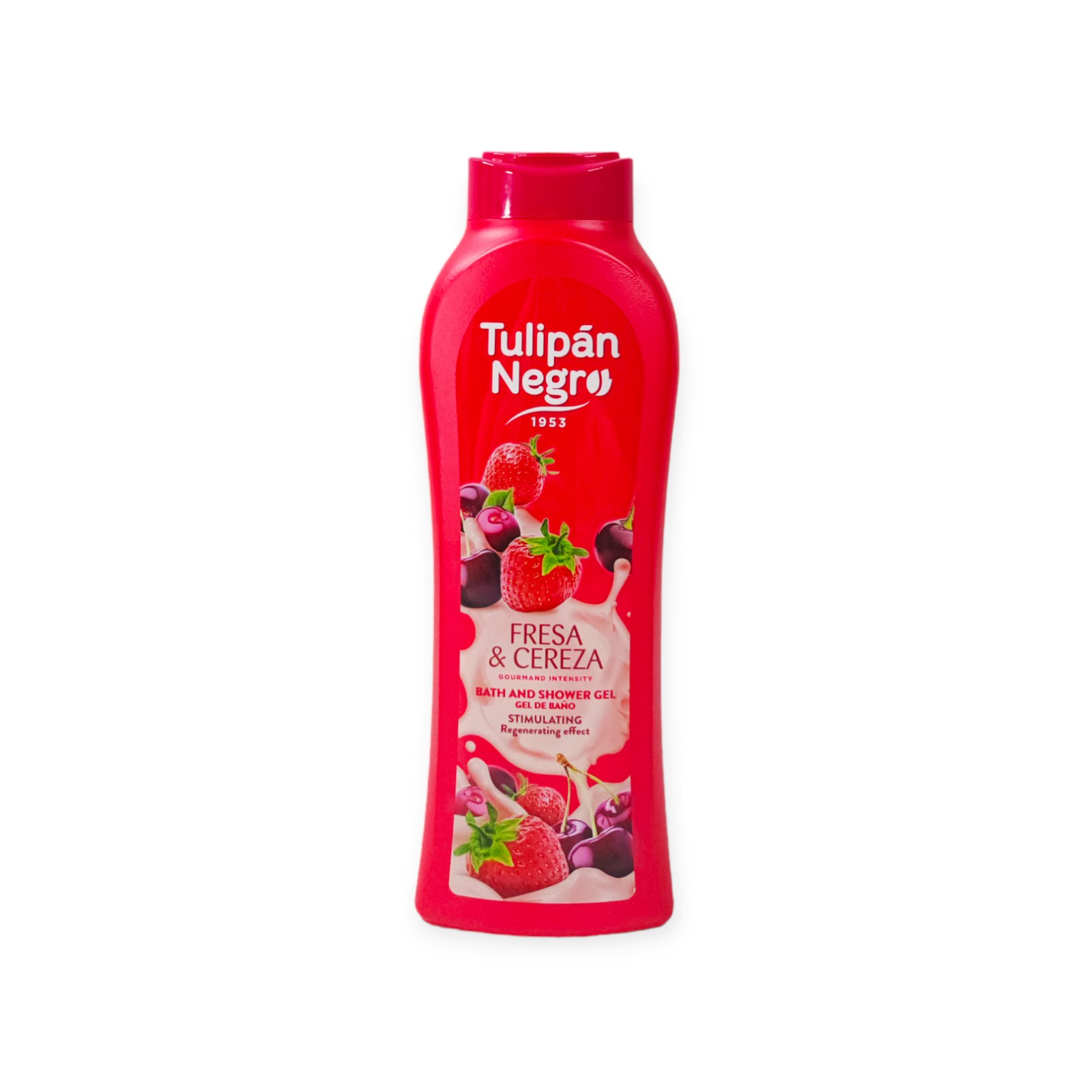 Gel de Baño FRESA Y CEREZA – Tulipán Negro - Pinti cosmetics