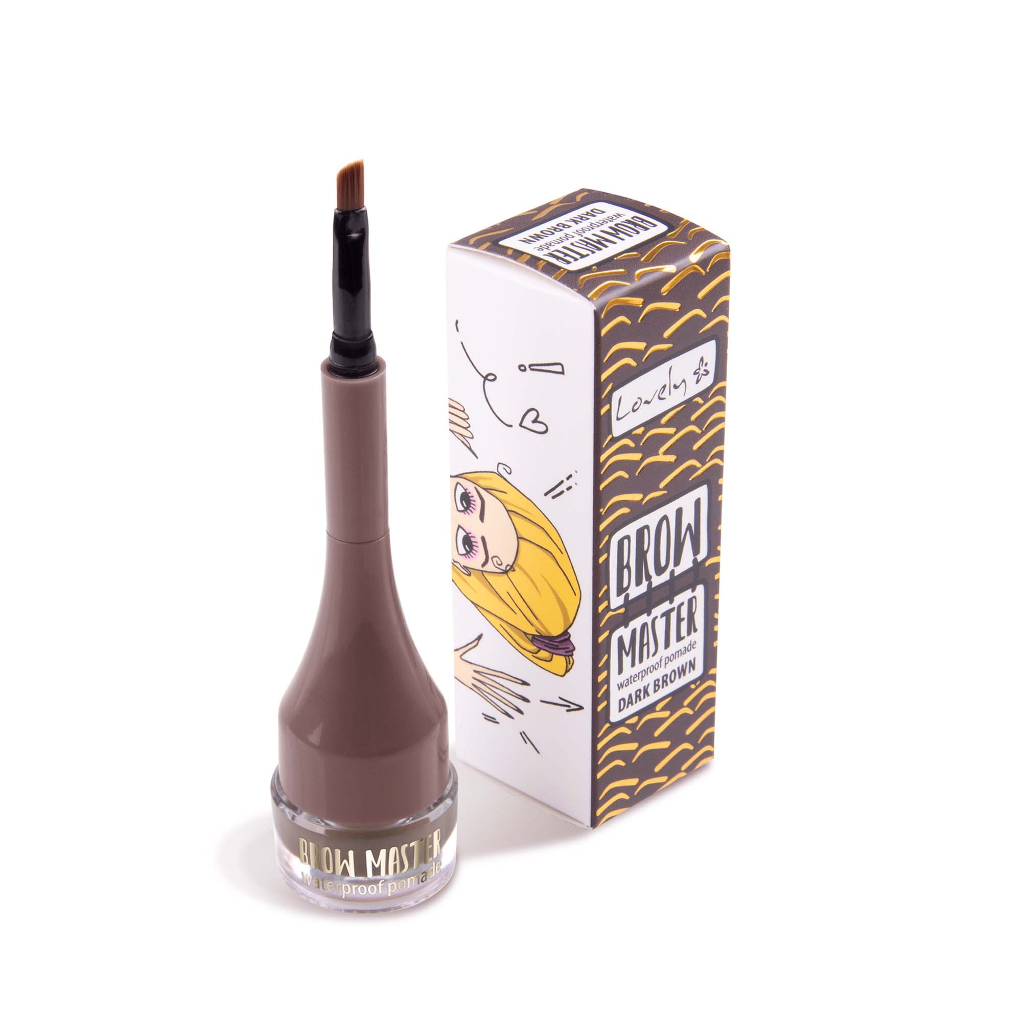 Pomada de cejas Brown Master - LOVELY - Pinti cosmetics