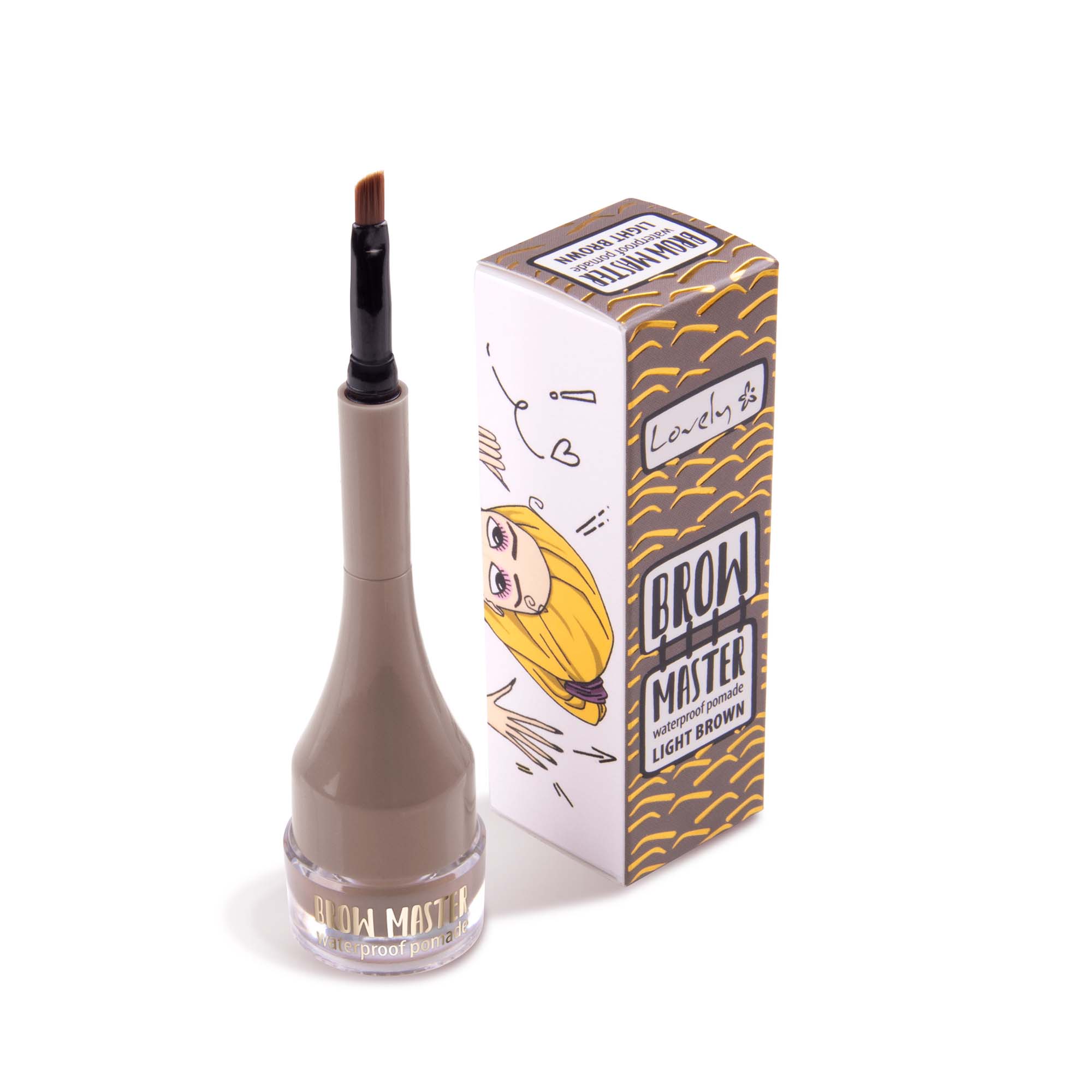 Pomada de cejas Brown Master - LOVELY - Pinti cosmetics