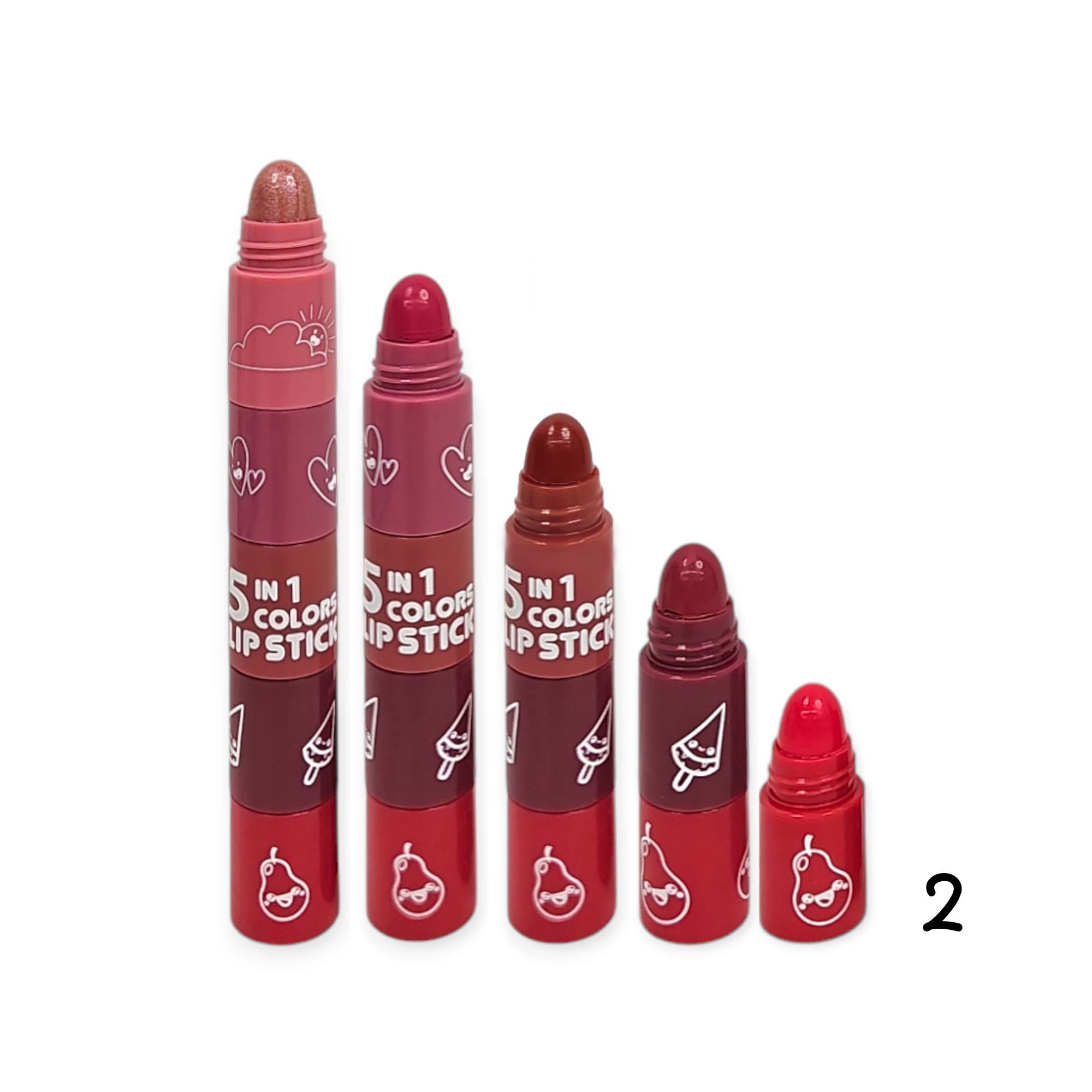 Barra de Labios 5 en 1 - Leticia Well - Pinti cosmetics
